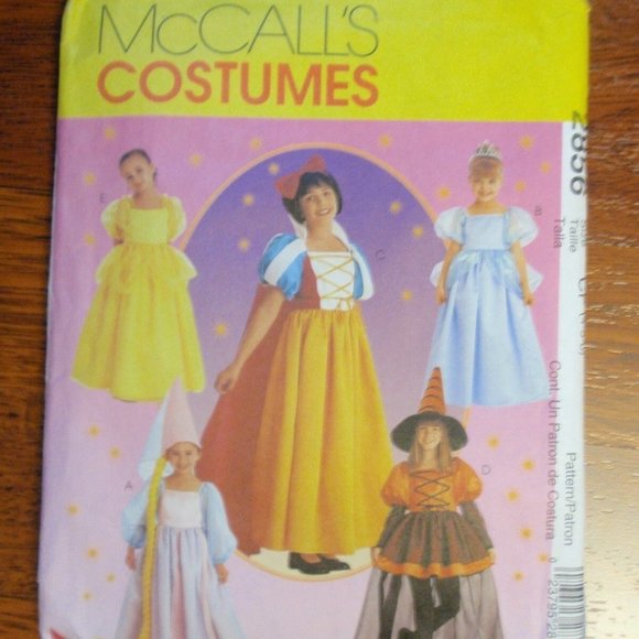 McCall's | Costumes | Mccalls Uncut Costume Pattern 2856 Snow ...